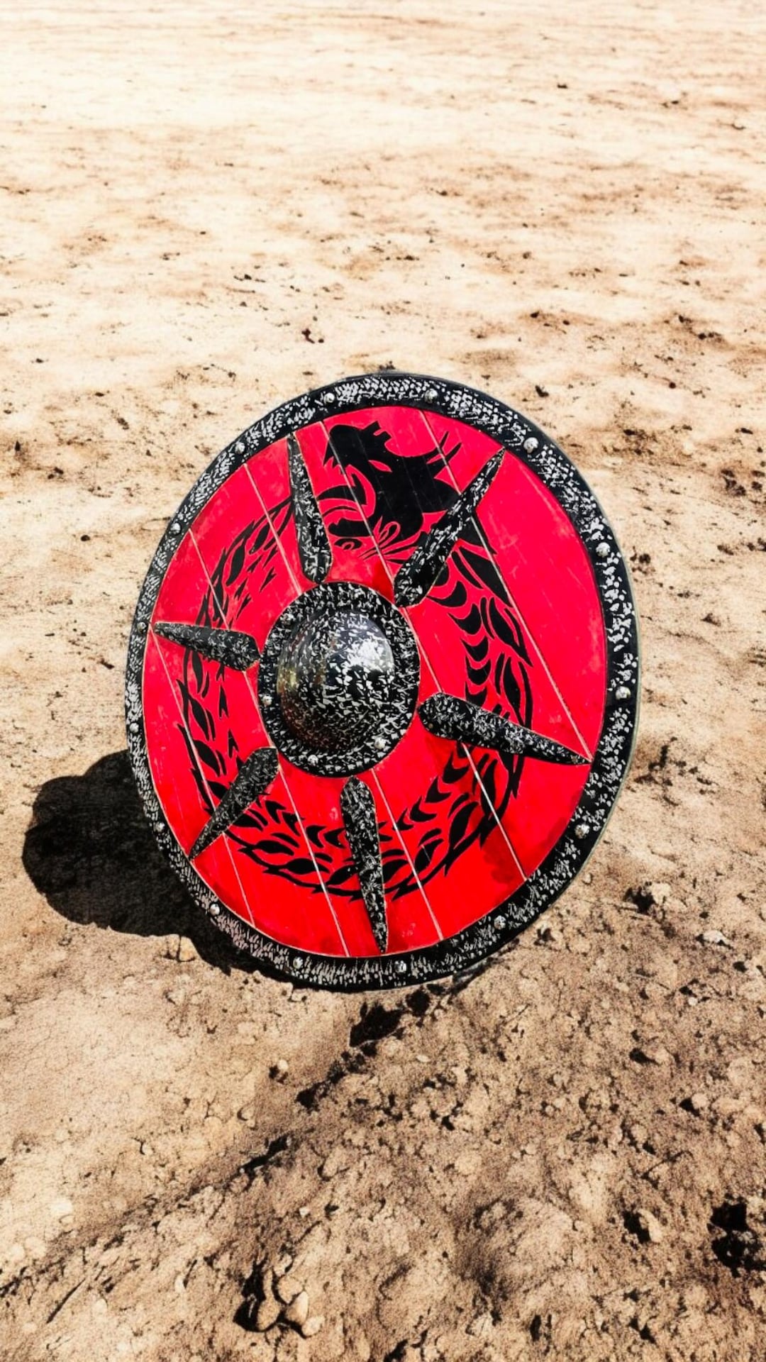 Medieval Dragon Viking Shield Dragon Viking Shield / Battle Shield ...