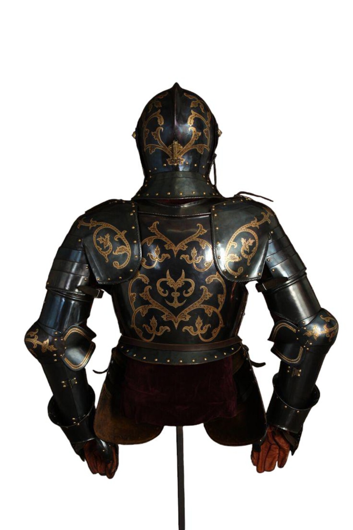 18GA Medieval Anton Peffenhauser's Half Body Armour Larp Eching/eached ...