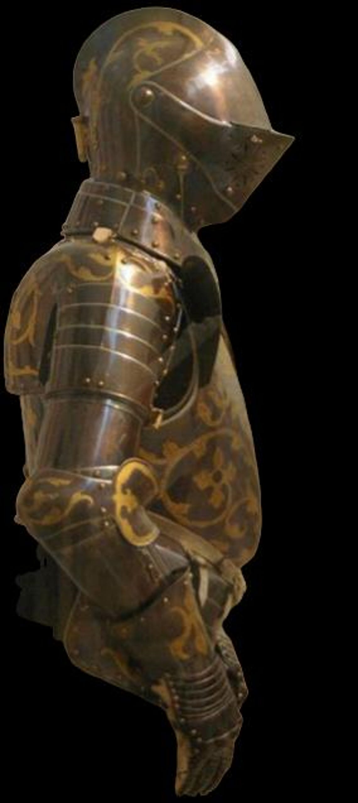 18GA Medieval Anton Peffenhauser's Half Body Armour Larp Eching/eached ...