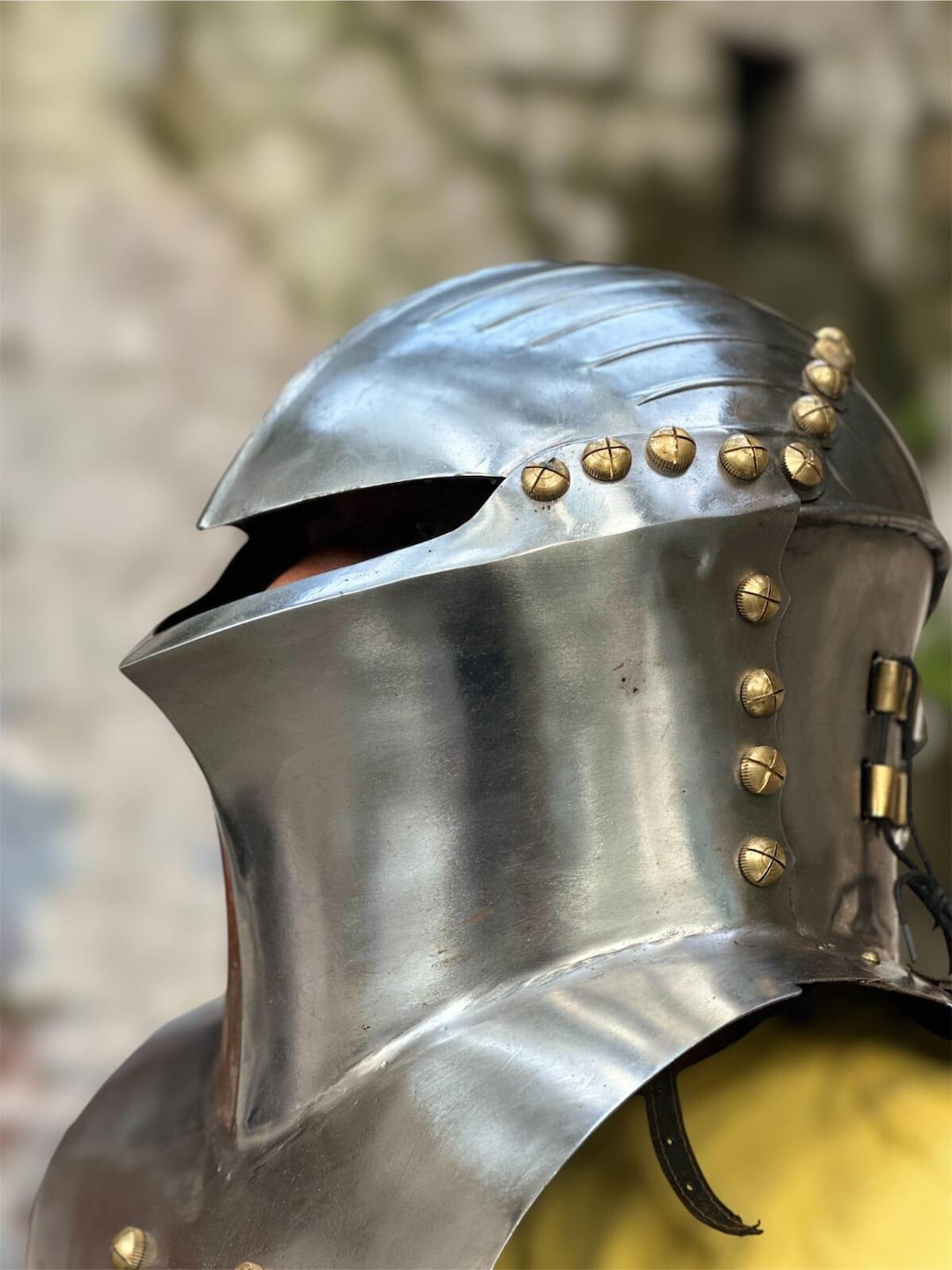 Medieval German Frog Mouth Helmet Halloween Joursting Helmet Cosplay ...