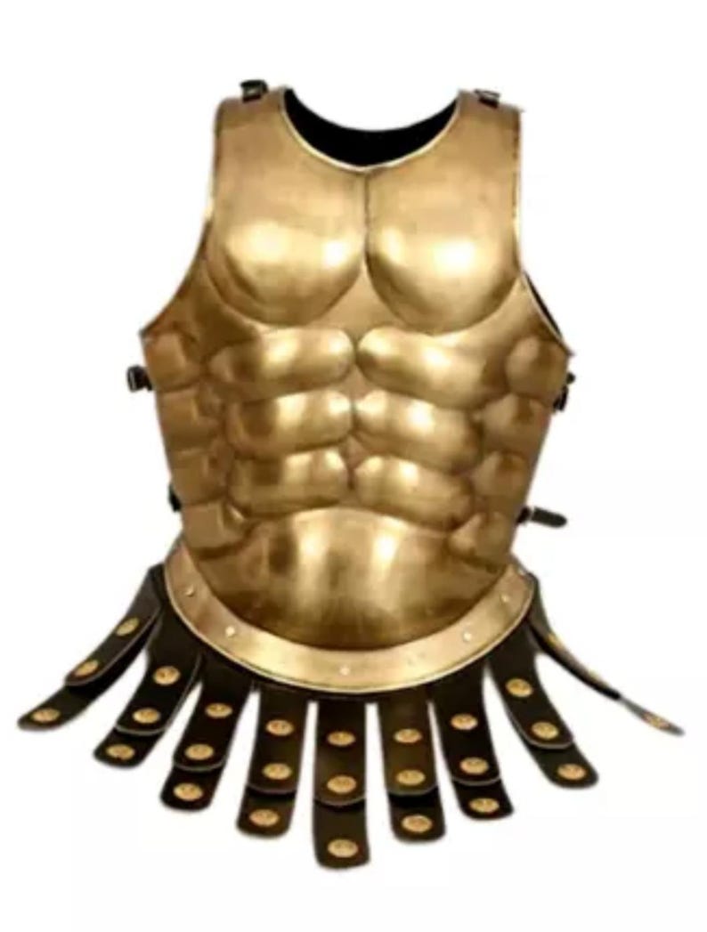 18 Gauge Steel Medieval Historical Roman Muscle Jacket Cuirass ...