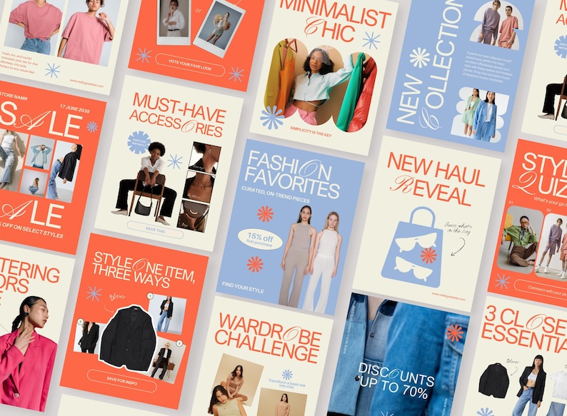 30 Editable Instagram Canva Template, Social Media Templates, LTK ...