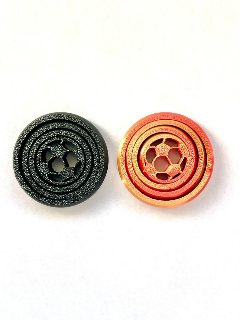 Soccer Fidget: Shimmery 3D Printed Gyro Sensory Toy - Etsy