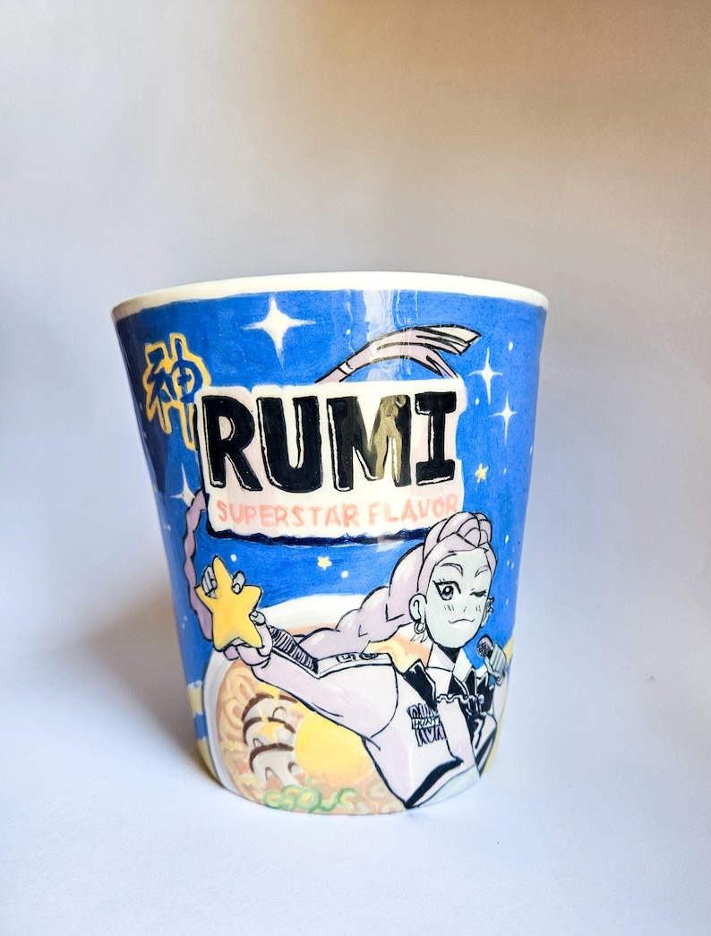 Preorder Hand-made and Hand-painted Rumi Character Ramen Cup - Etsy