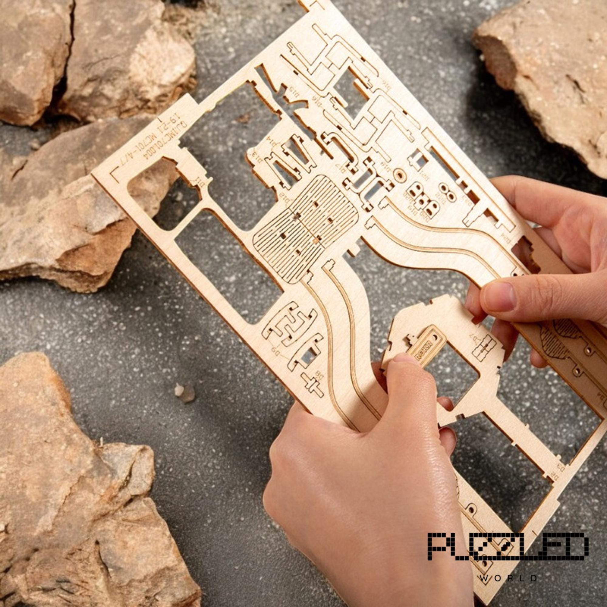 3D Wooden Model Kit, DIY Puzzle for Adults, 3D Wooden Puzzle, Train DIY Wood Puzzle Kit, 3D Wood ...