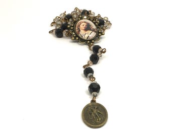 St Michael Angelic Crown Rosary Chaplet Recommended by Padre Pio ...
