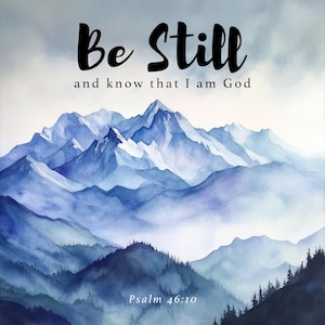 Psalm 46 Regular Resolution Digital Download, Bible Verse Print ...