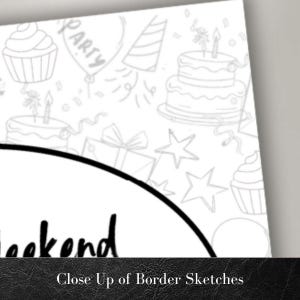 Birthday Weekend Itinerary Template, Birthday Weekend Agenda, Editable ...