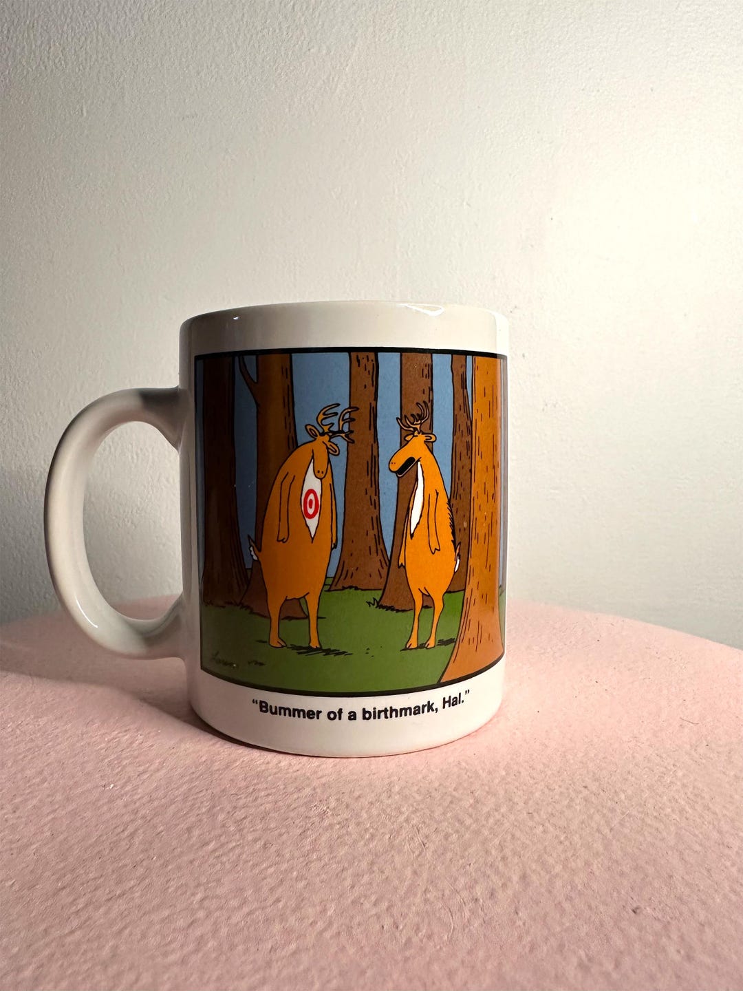 The Far Side Vintage Coffee Mug Novelty Ceramic Mug Cartoon bummer of a ...