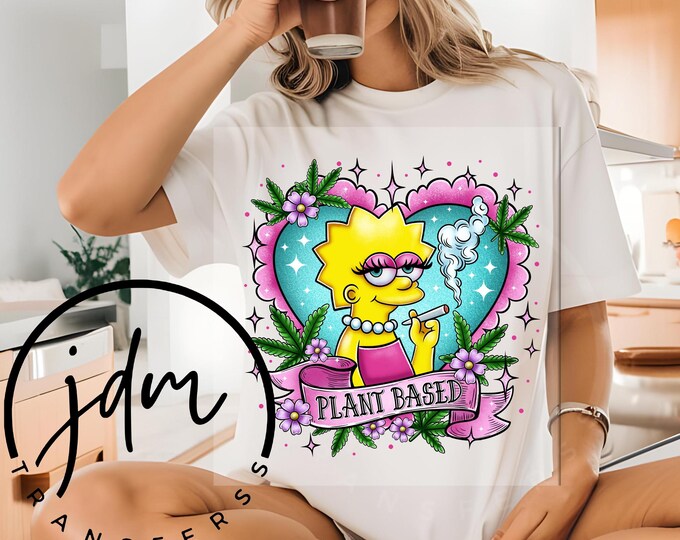 Plant Base, Cartoon, Trendy, 420, Cannabis, Weed, Pot Head, DTF ...