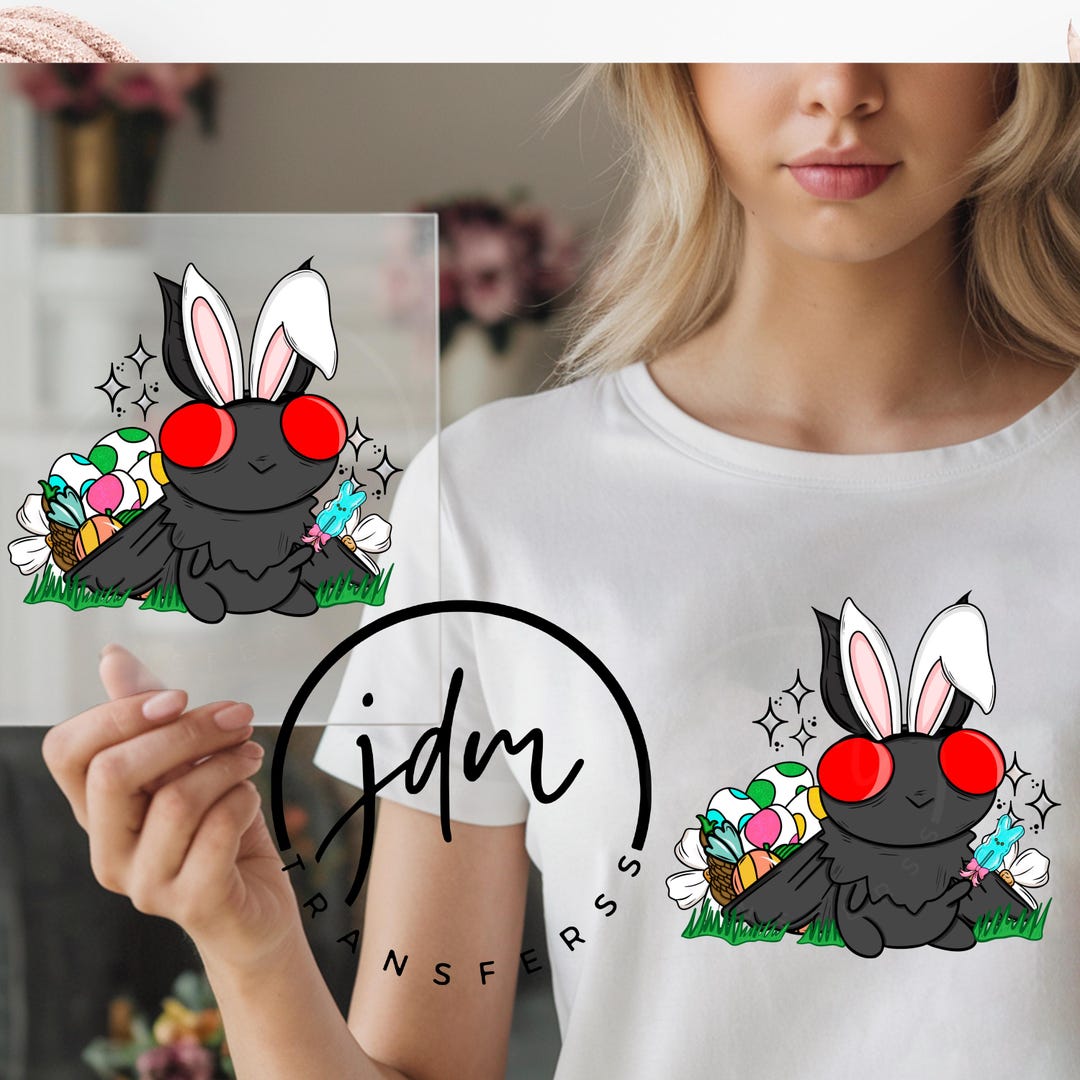 Easter Mothman DTF, Cute Easter, Boy Easter, Cute Mothman DTF, Direct ...