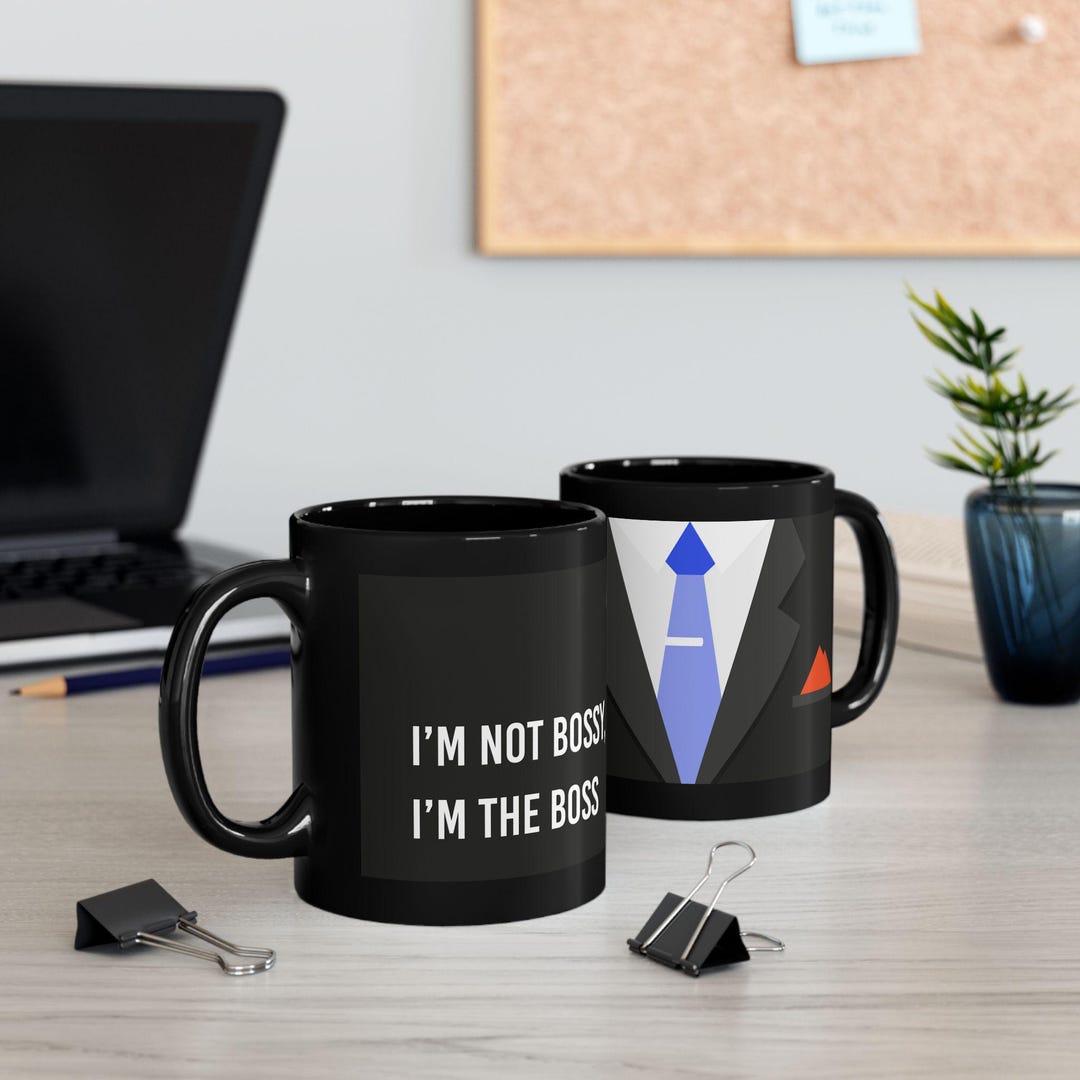 I'm Not Bossy, I'm the Boss Empowering Boss Coffee Cup, Ceramic Tea Mug ...