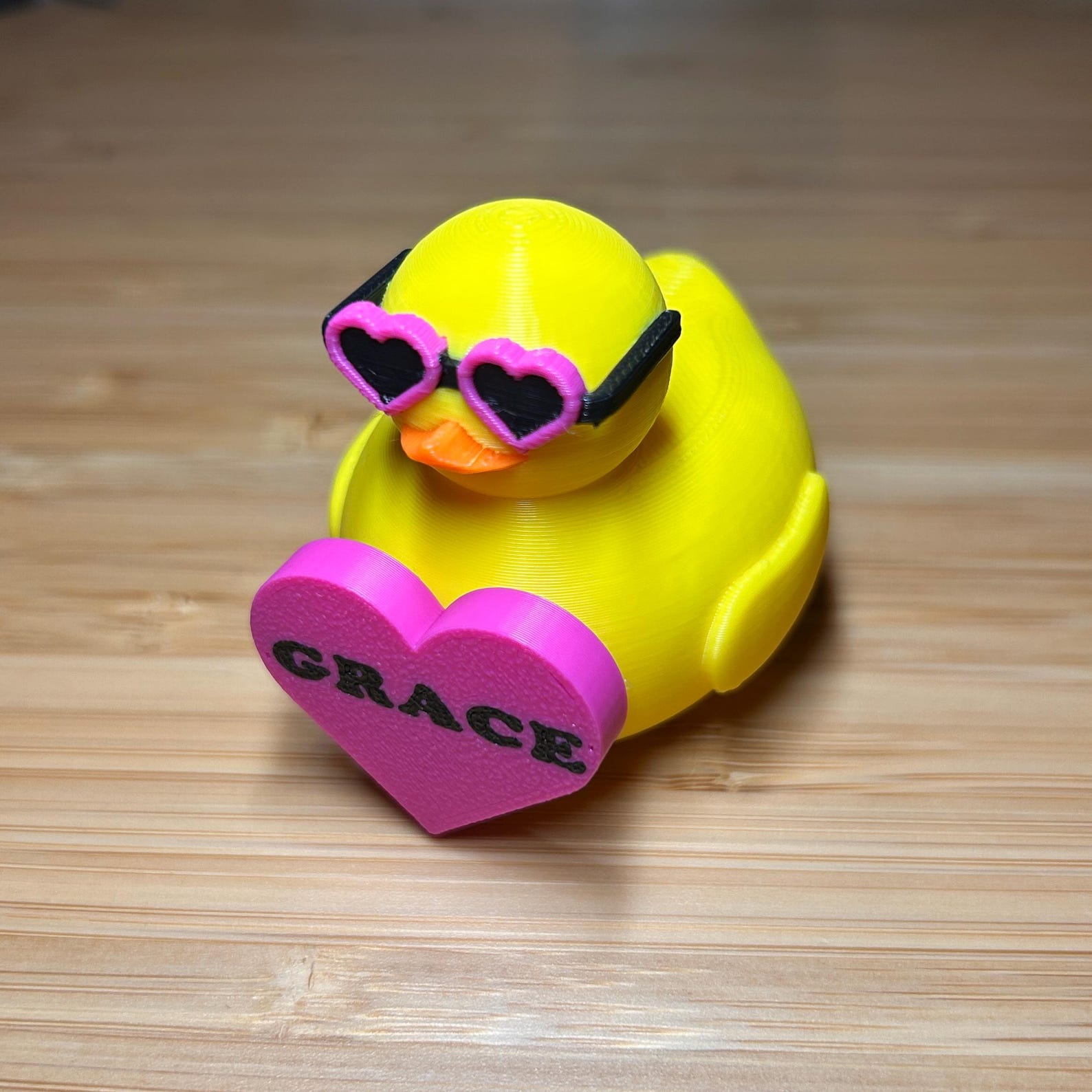 CUSTOM Valentine Duck, Heart Duck, Valentine's Day Duck, Love Duck ...