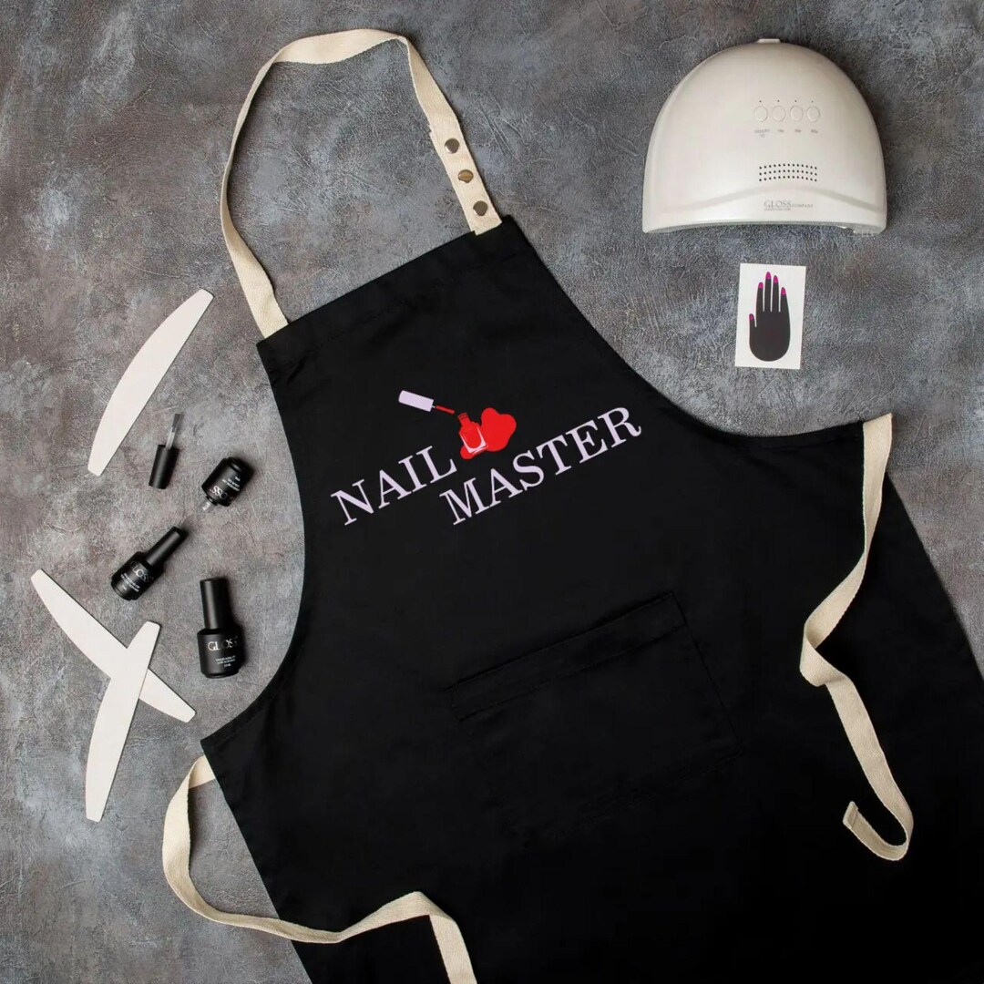 Personalized Nail Salon Apron: Custom Text, Stylist Gift - Etsy