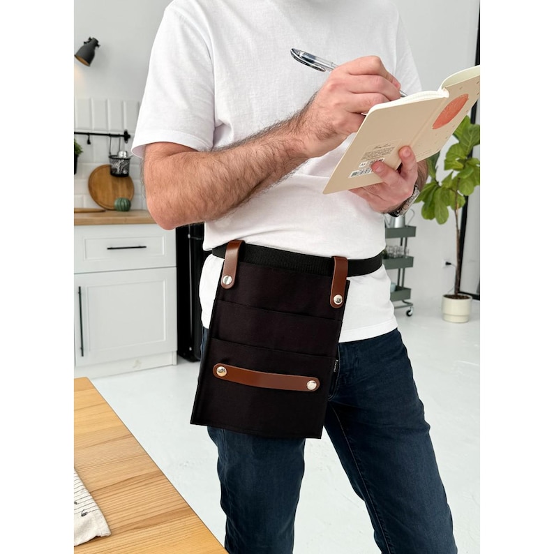 Belt Pocket Waiters Apron Personalized Apron Custom Embroidery Apron ...