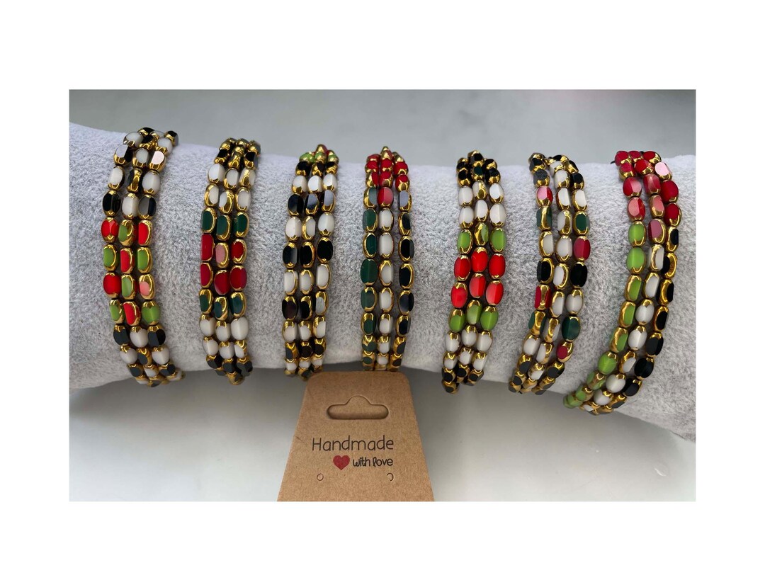 Triple Strand Bracelets -freedom of Speech - Etsy