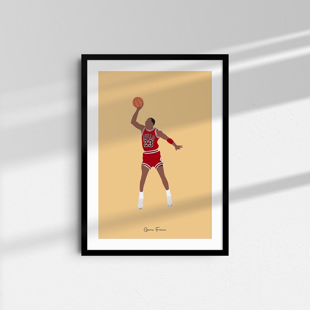 Michael Jordan - 1988 Dunk Contest - Etsy