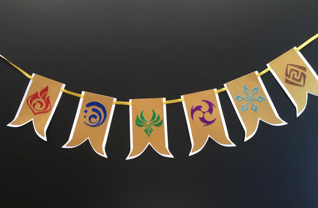 Genshin Element Banner - Etsy