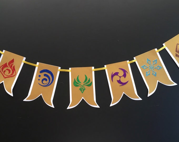 Genshin Element Banner - Etsy