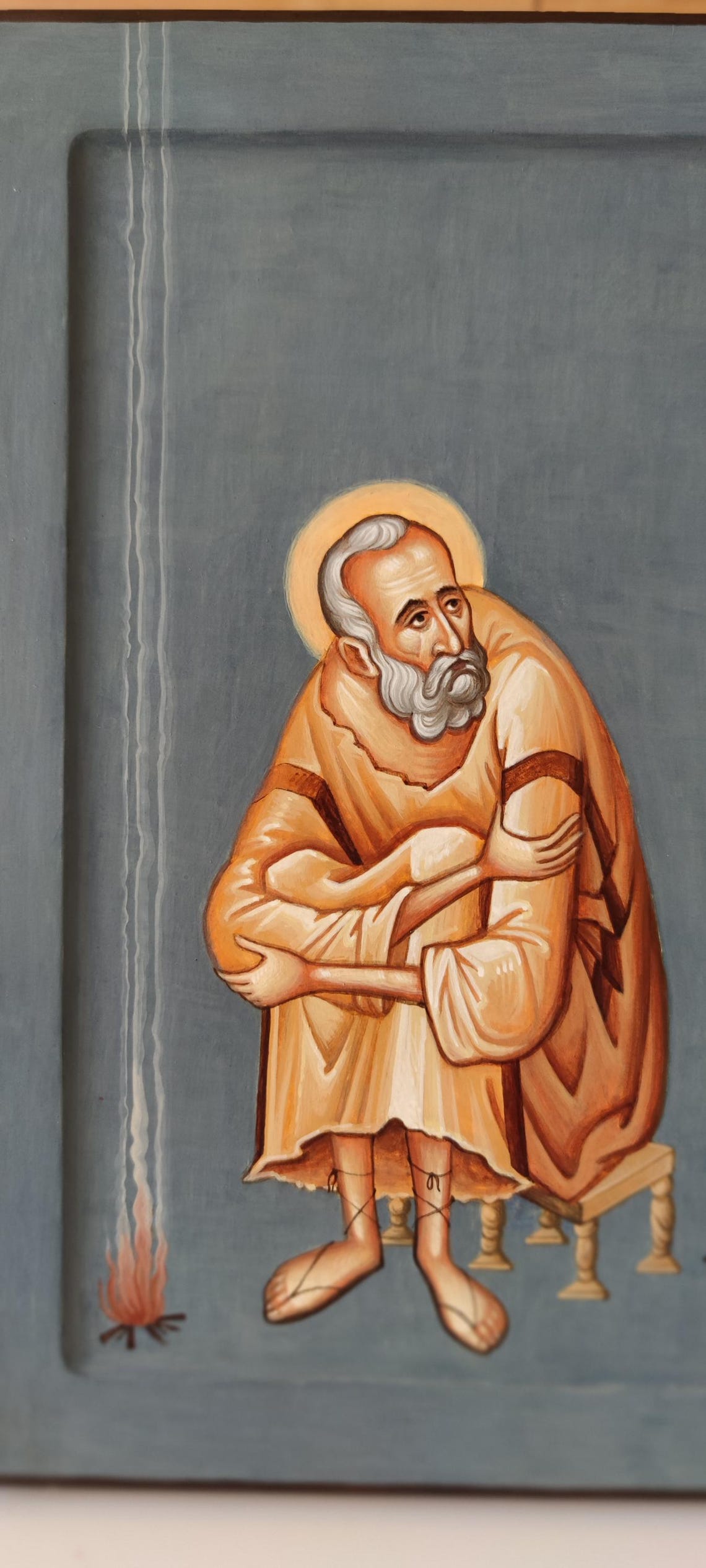 Hand-painted Icon of Saint Peter, Size 25x30x4 Cm. - Etsy
