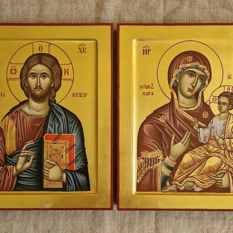 Catholic Handpainted Icon - Etsy