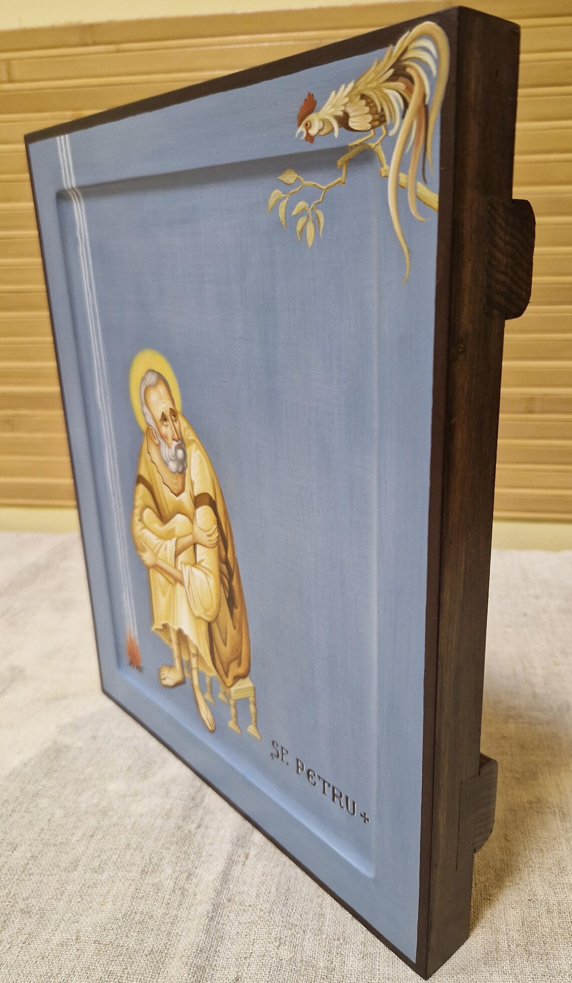 Hand-painted Icon of Saint Peter, Size 25x30x4 Cm. - Etsy