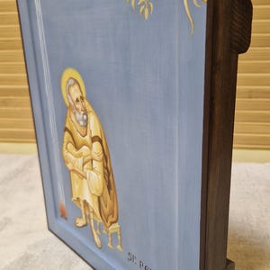 Hand-painted Icon of Saint Peter, Size 25x30x4 Cm. - Etsy