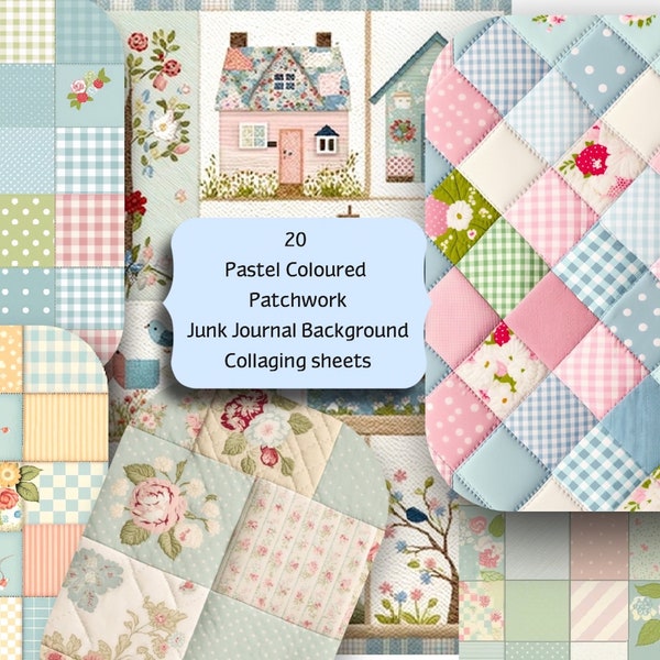 Patchwork Collage - Etsy