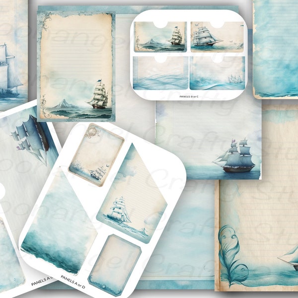 Boat Scrapbook Pages - Etsy