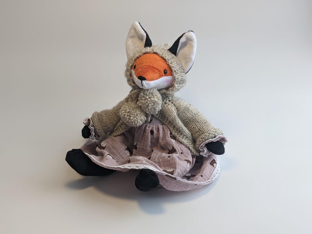 Stuffed Animal Fox Handmade Plush Toy – Gift for Kids, Fox Lover Gift ...