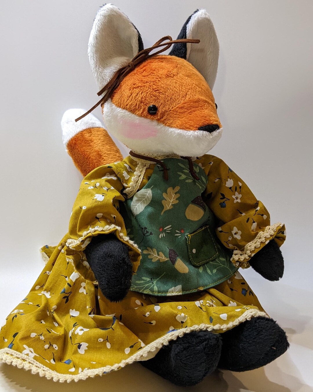 Soft Fox Plush Toy Eco-friendly & Handmade Perfect Gift for Children - Etsy