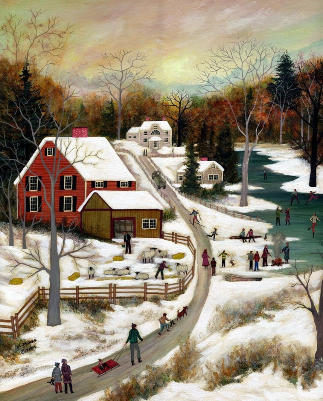 March Twilight on Cape Cod - Limited Edition Print _ by J.L. Munro - Etsy