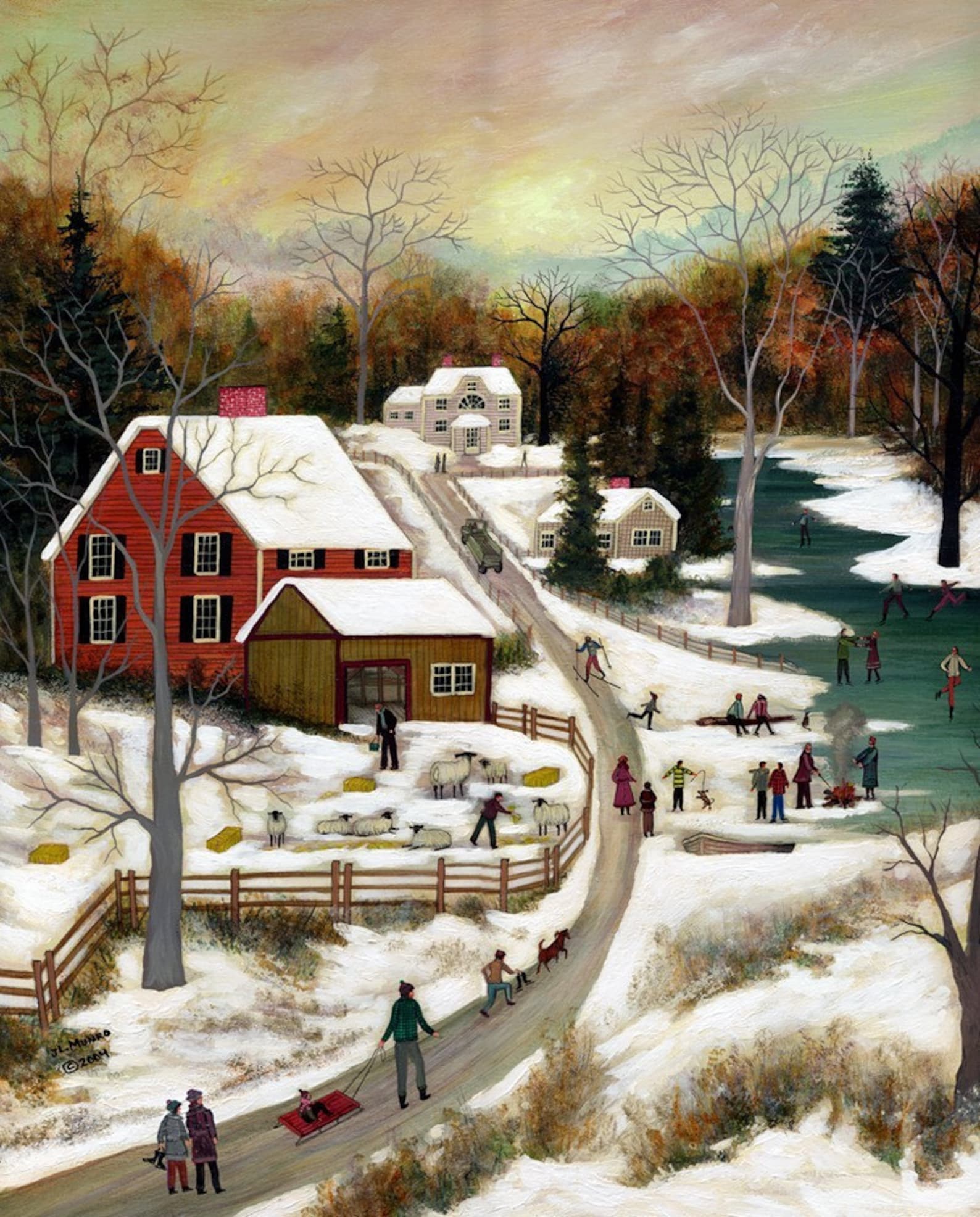 March Twilight on Cape Cod - Limited Edition Print _ by J.L. Munro - Etsy