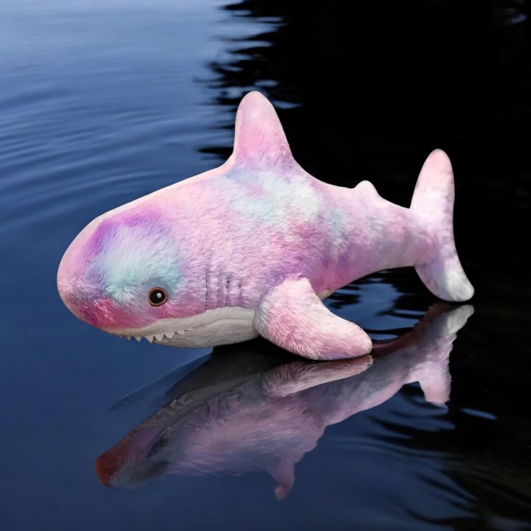 30 Cm Cute Purple Shark Plush – Soft Stuffed Animal for Sleep and ...