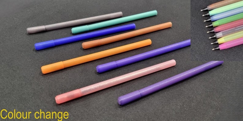 Temperature Colour Change Pen Personalised- Touch Sensitive ...