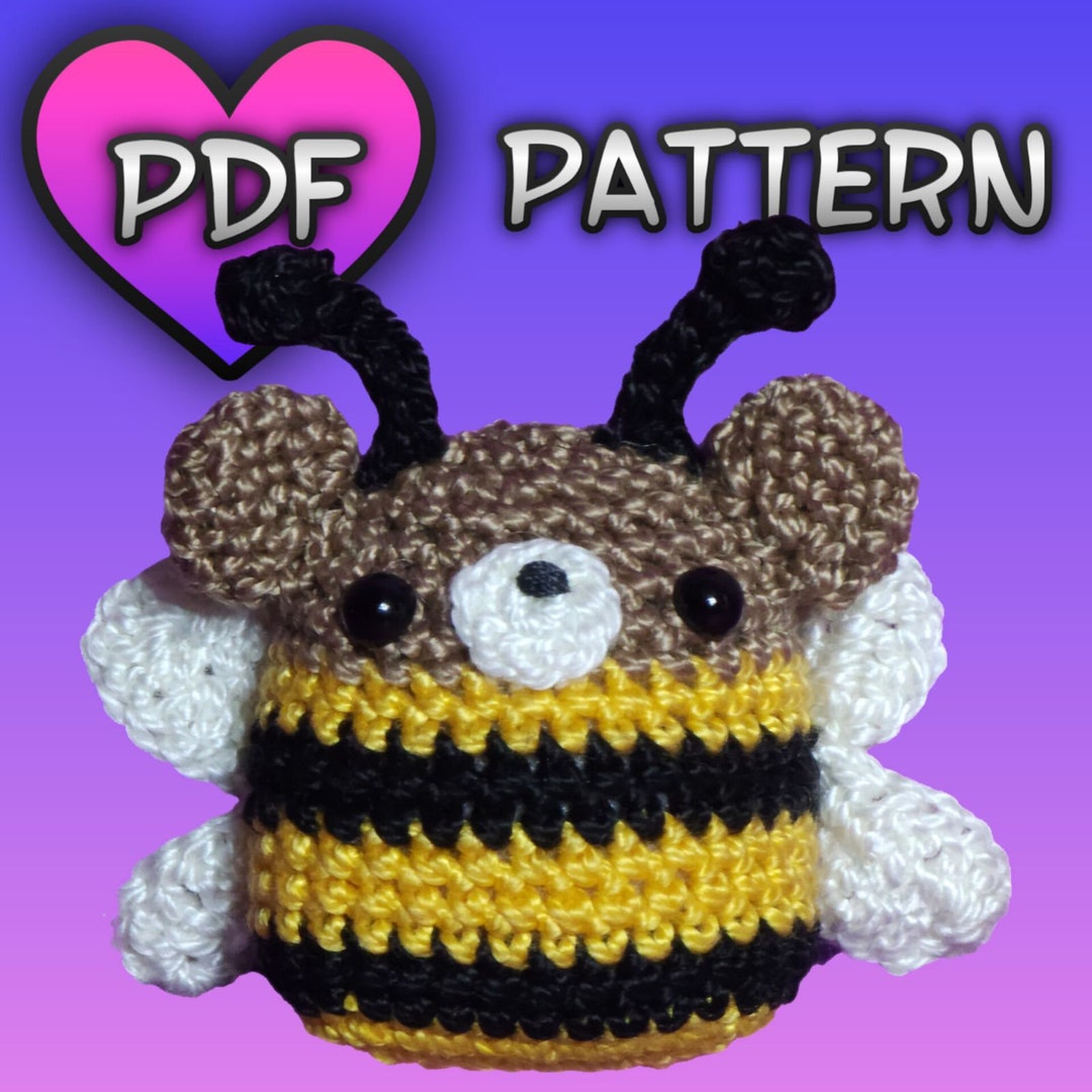 Buzzy Bear - Crochet Pattern PDF - Etsy