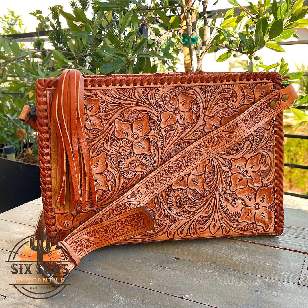 Handmade Purse, Western Leather Purse, Western Tote Bag, Western ...