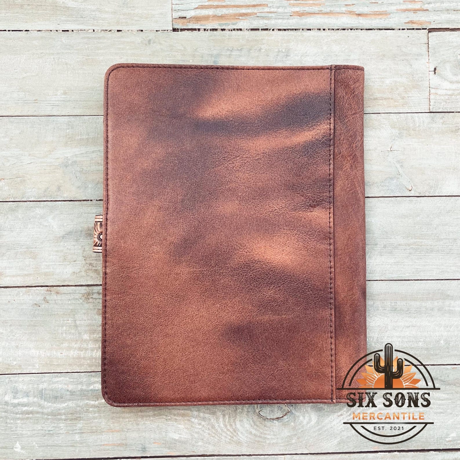 Handmade Legal Pad Portfolio, Legal Pad Cover, Hand Tooled Leather ...