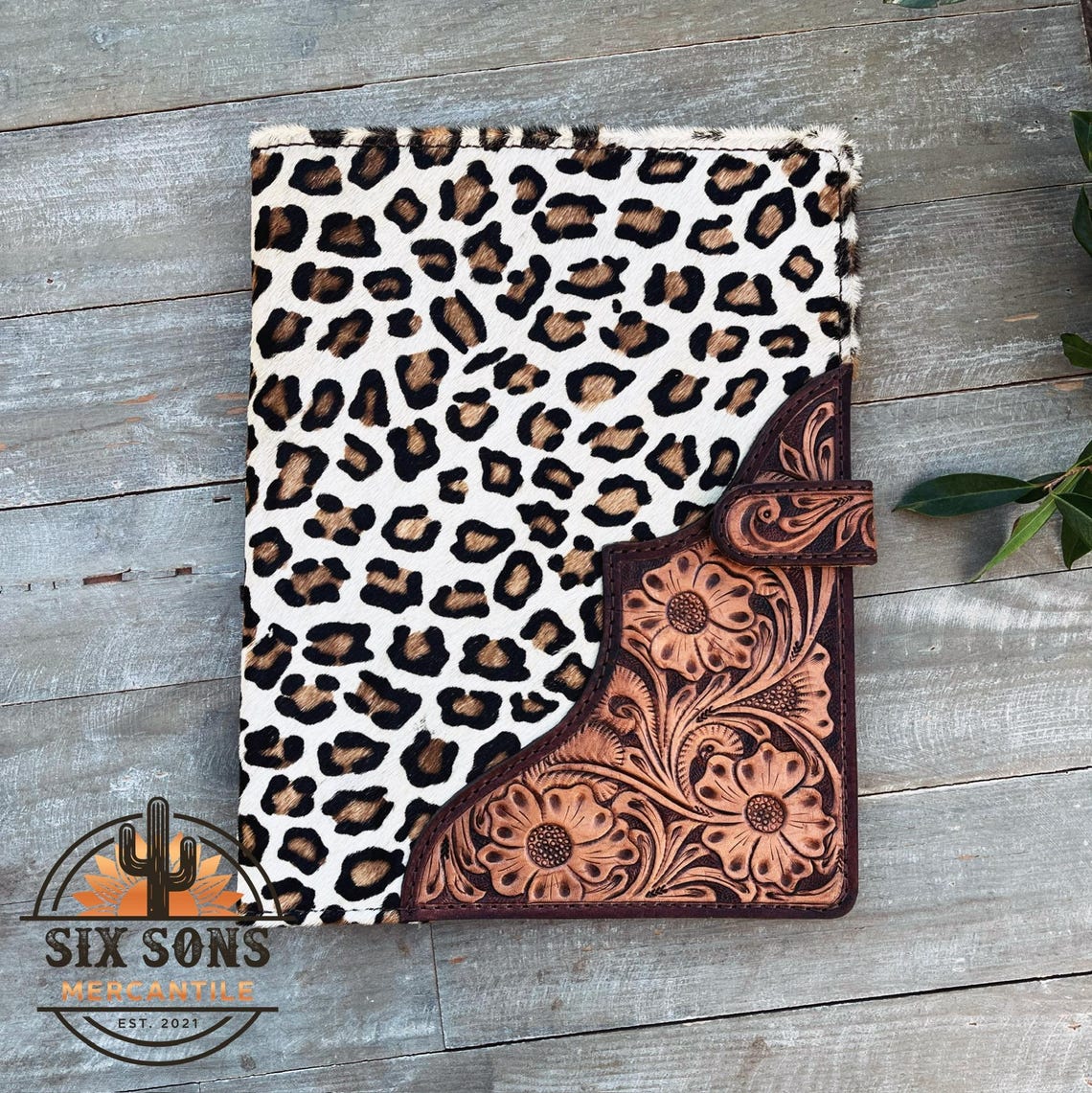 Handmade Legal Pad Portfolio, Legal Pad Cover, Hand Tooled Leather ...