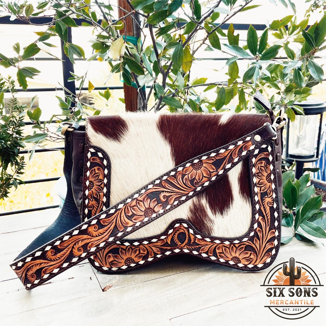 Handmade Leather Purse, Cute Tote Bag, Western Purse, Western Tote Bag ...