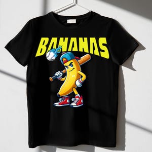 Cool Banana Baseball Mascot | Funny Sport Cartoon PNG | Hip Banana ...