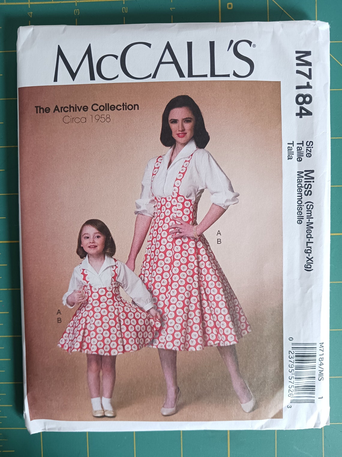 Mccalls 7184 Misses' Archive Collection 1958 Jumper and - Etsy