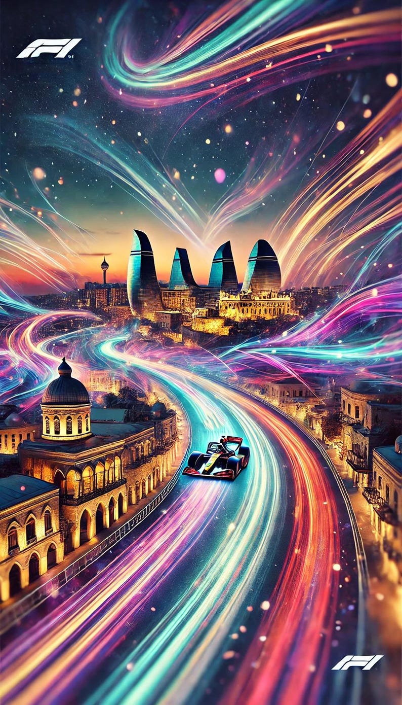 5 Dreamy Abstract Images Inspired by the Azerbaijan Grand Prix in Baku ...