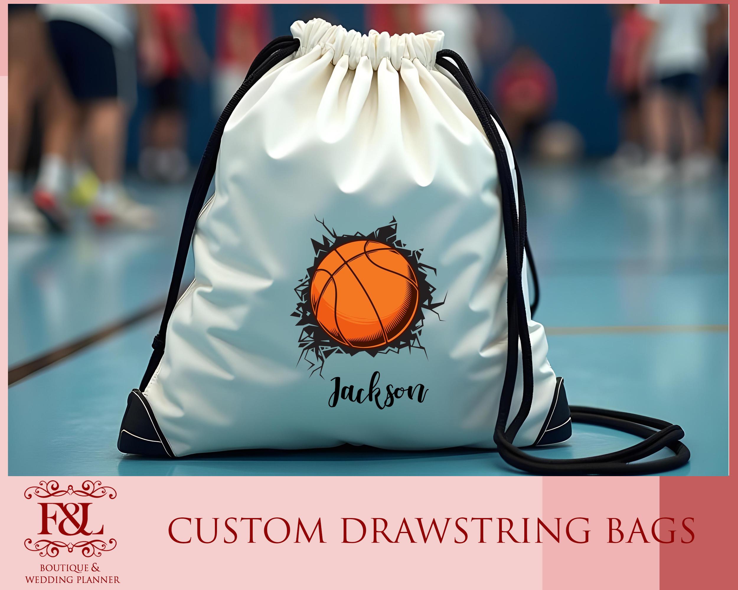 Personalized Bag With Name Custom Drawstring Backpack Travel Party ...