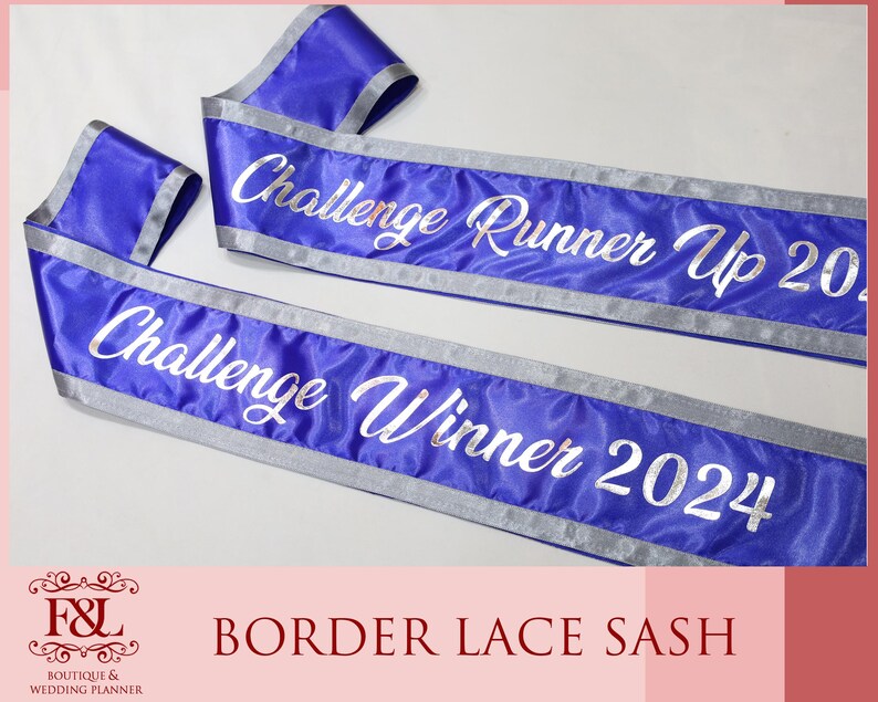Personalized Lace Sash Custom Lace Sash Birthday Party Lace Sash ...