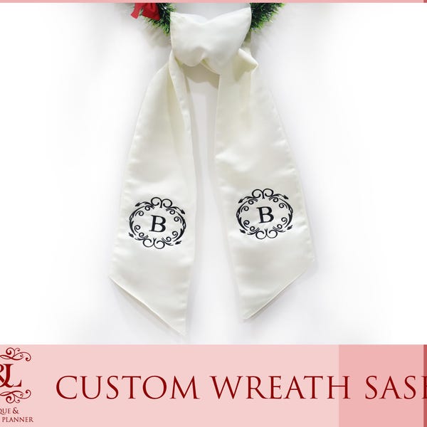 Embroidered Sash - Etsy