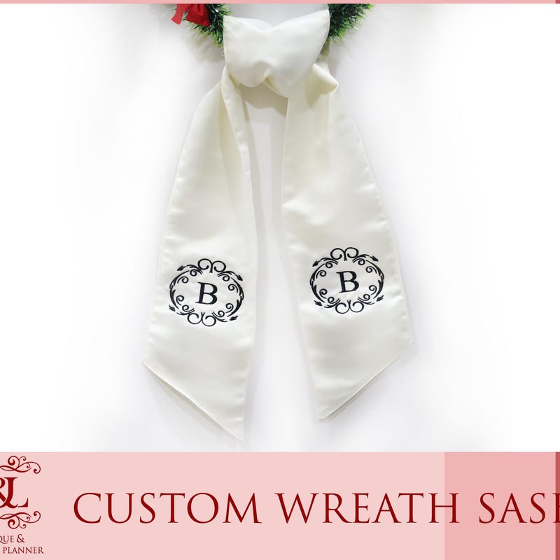 Embroidered Sash - Etsy