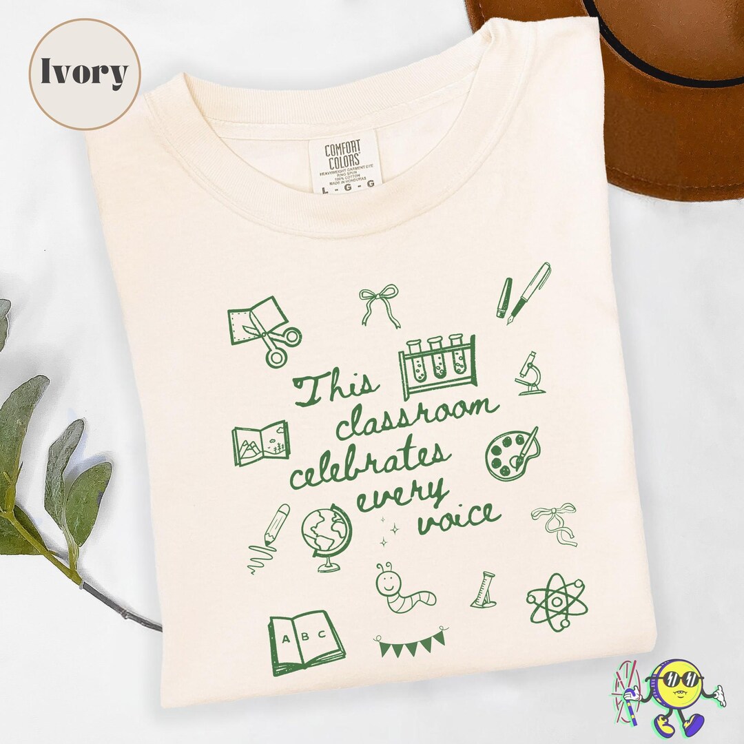 Inclusive Teacher Shirt: Doodle Design, Equity & Education - Etsy