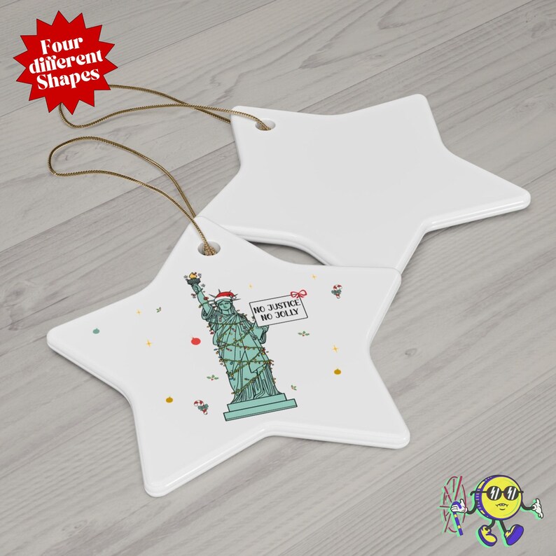 Statue of Liberty Christmas Tree Ornament, Anti Trump Xmas Decor ...