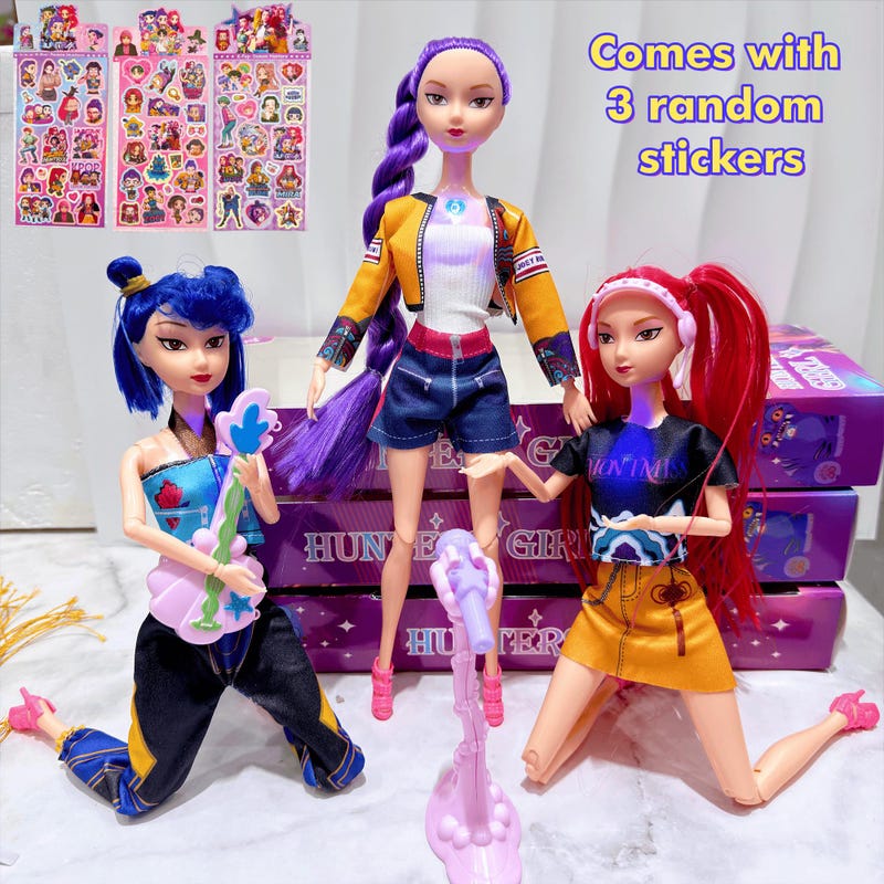 Kpop Demon Hunter Singing Dolls - Etsy